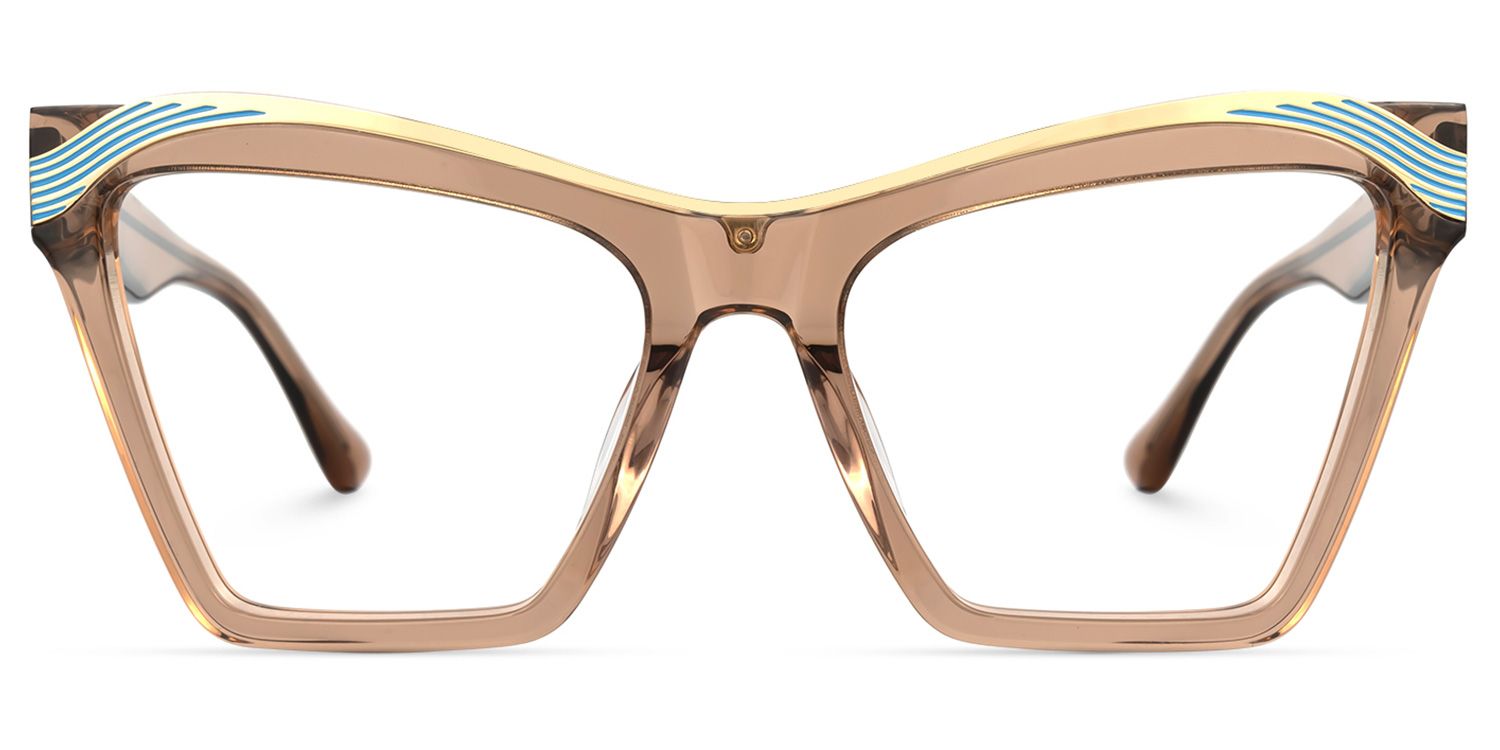 Flarisa Cateye Crystal Glasses | Zeelool Optical
