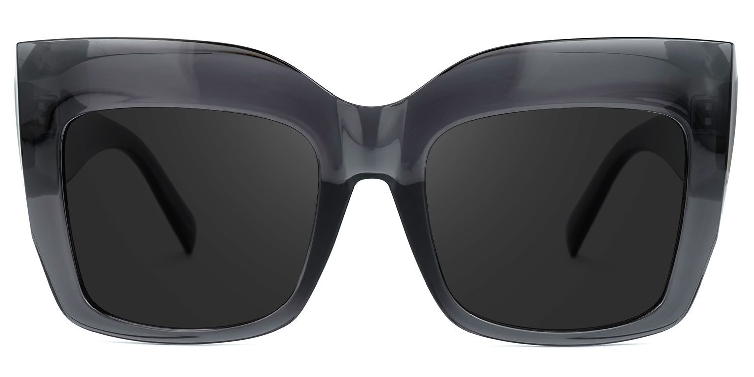 Alberta Cat Eye Black Sunglasses | Zeelool Optical