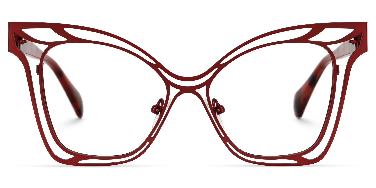 Cini Square Rose-Gold Glasses | Zeelool Optical