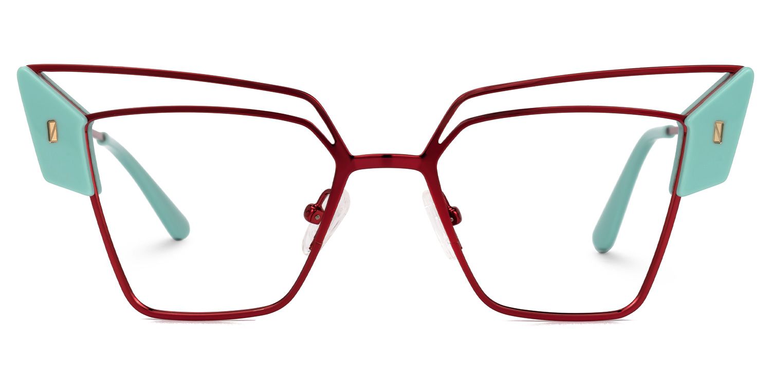 Jojo Cateye Red Glasses | Zeelool Optical