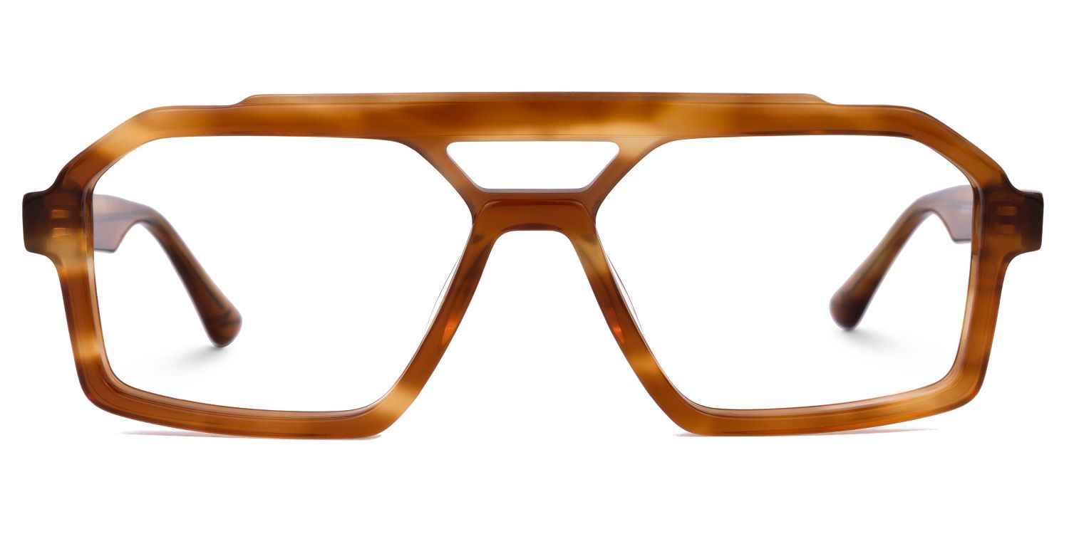 Samira Aviator Black Glasses | Zeelool Optical