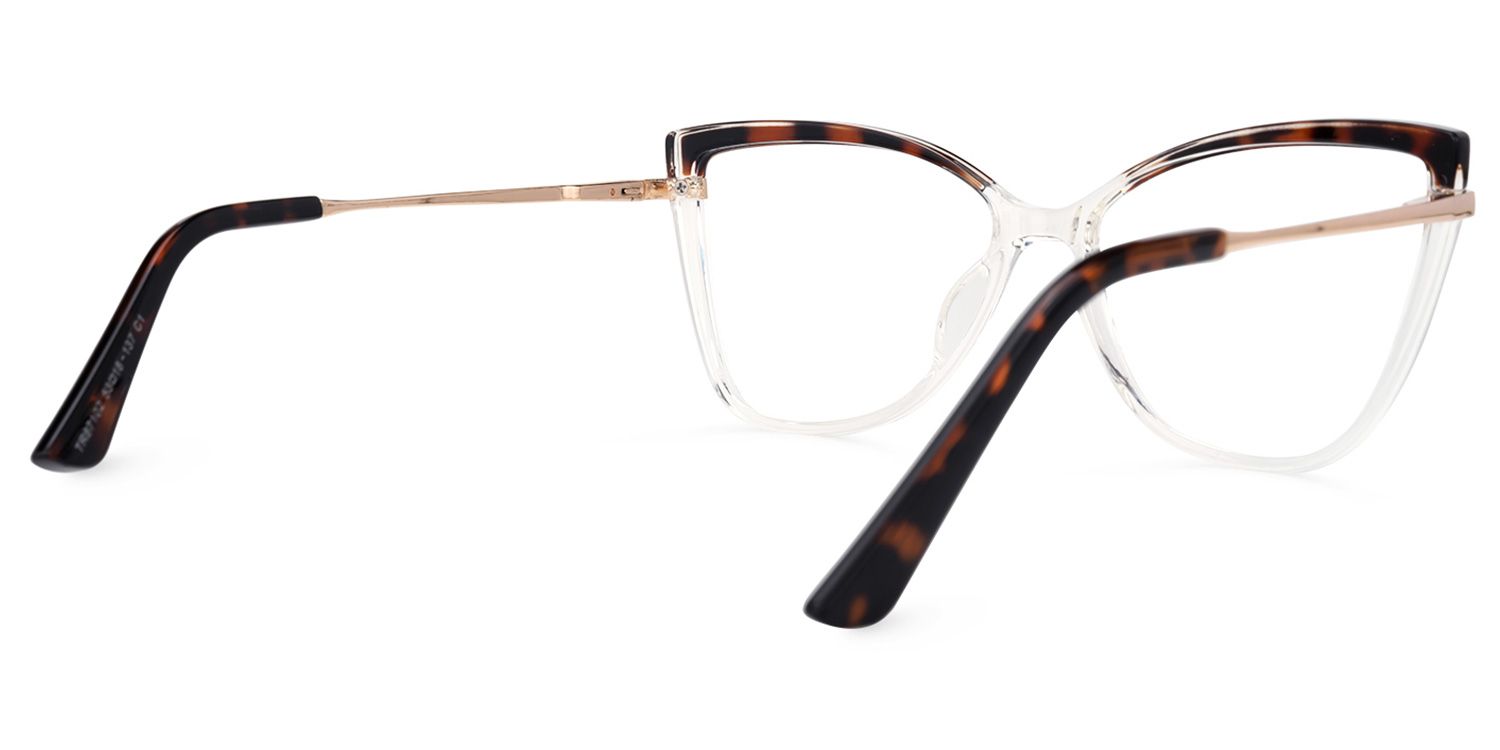 Keva Cateye Crystal Glasses | Zeelool Optical
