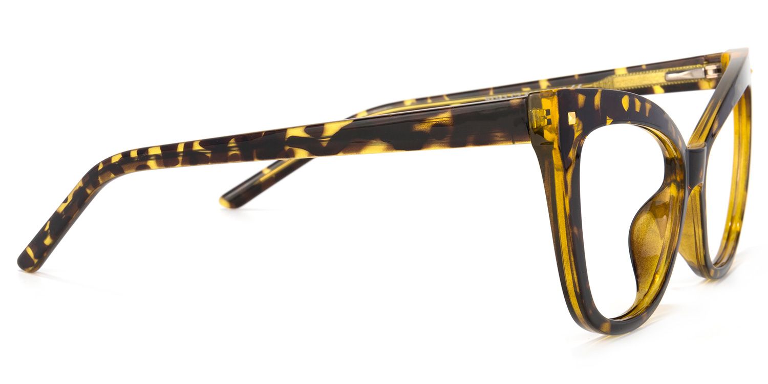 Fabian Round Light-Tortoise Glasses | Zeelool Optical