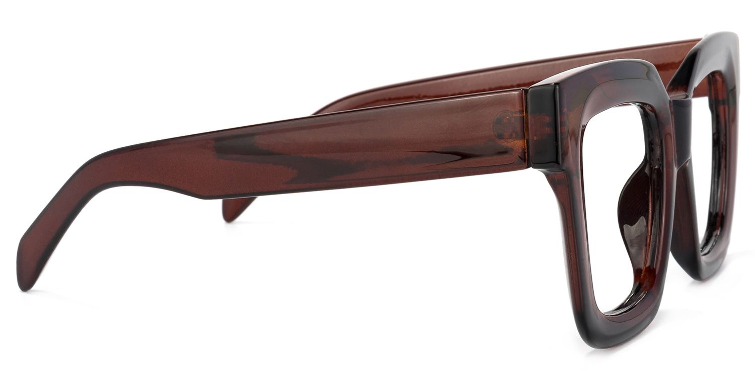 Trinity Square Tawny Glasses | Zeelool Optical