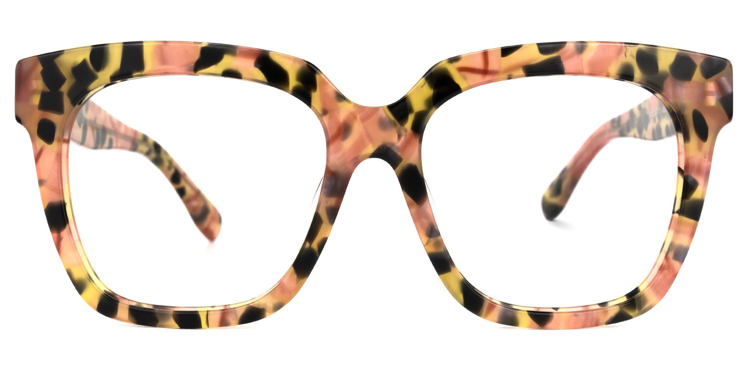 Xion Square Black-Crystal Glasses | Zeelool Optical