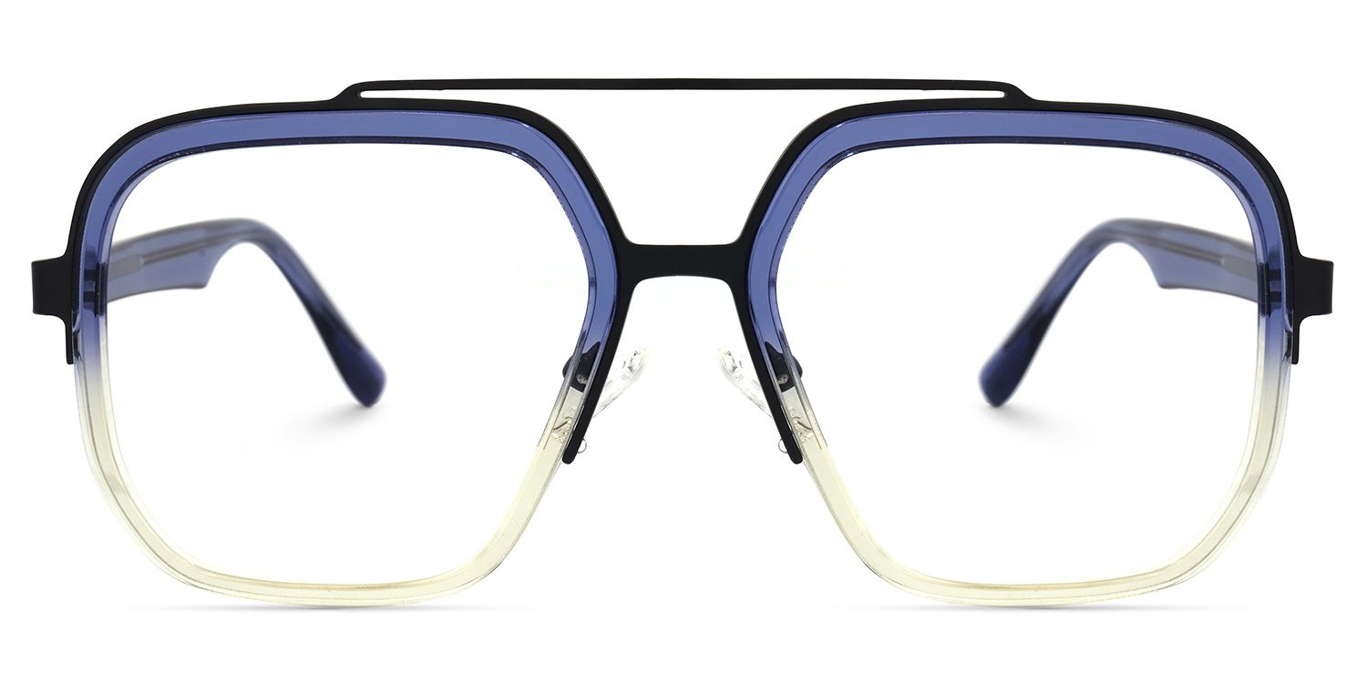 Ace Aviator Blue Glasses | Zeelool Optical