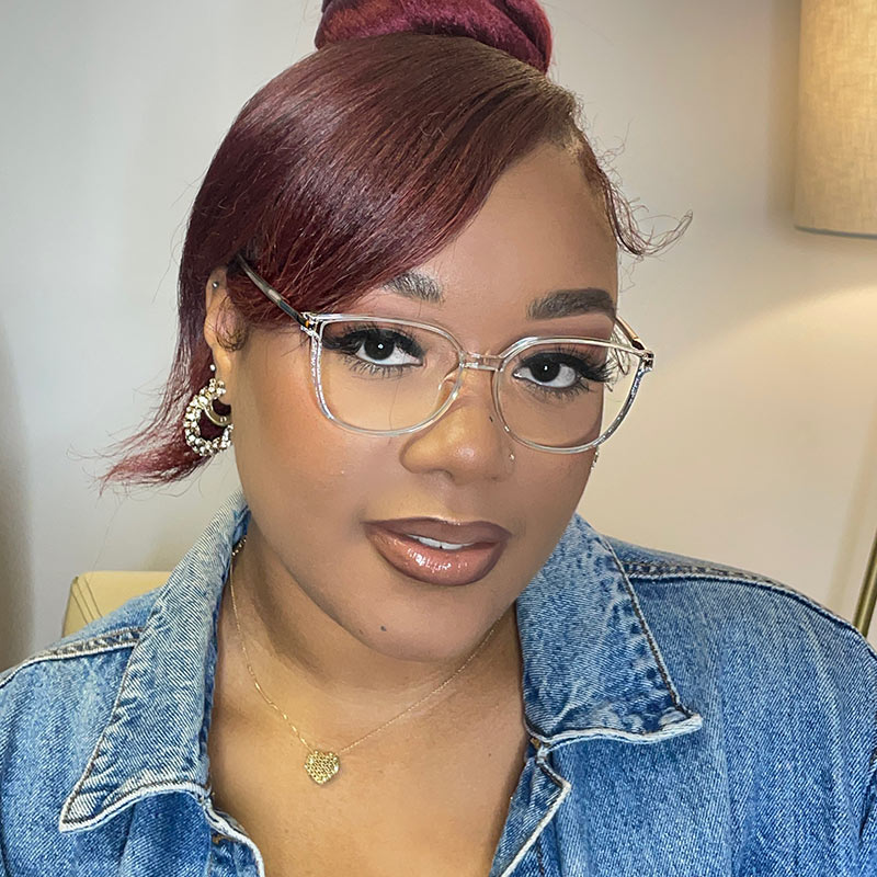 Rodz Square Crystal Glasses | Zeelool Optical