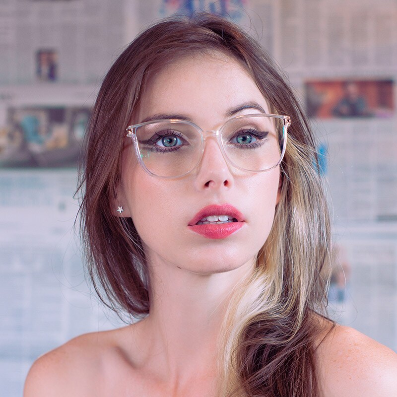 Rodz Square Crystal Glasses | Zeelool Optical