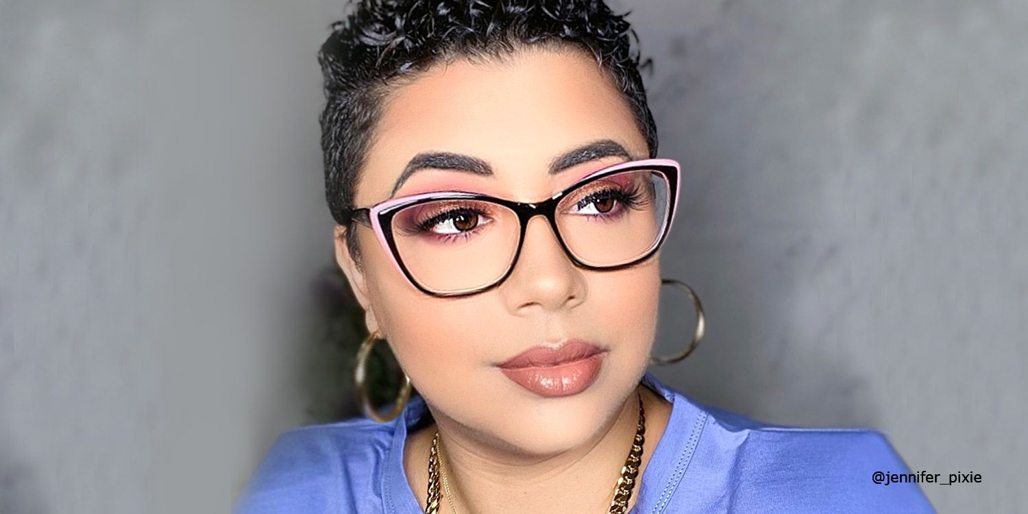 Fidelia Cat Eye Black Glasses | Zeelool Optical