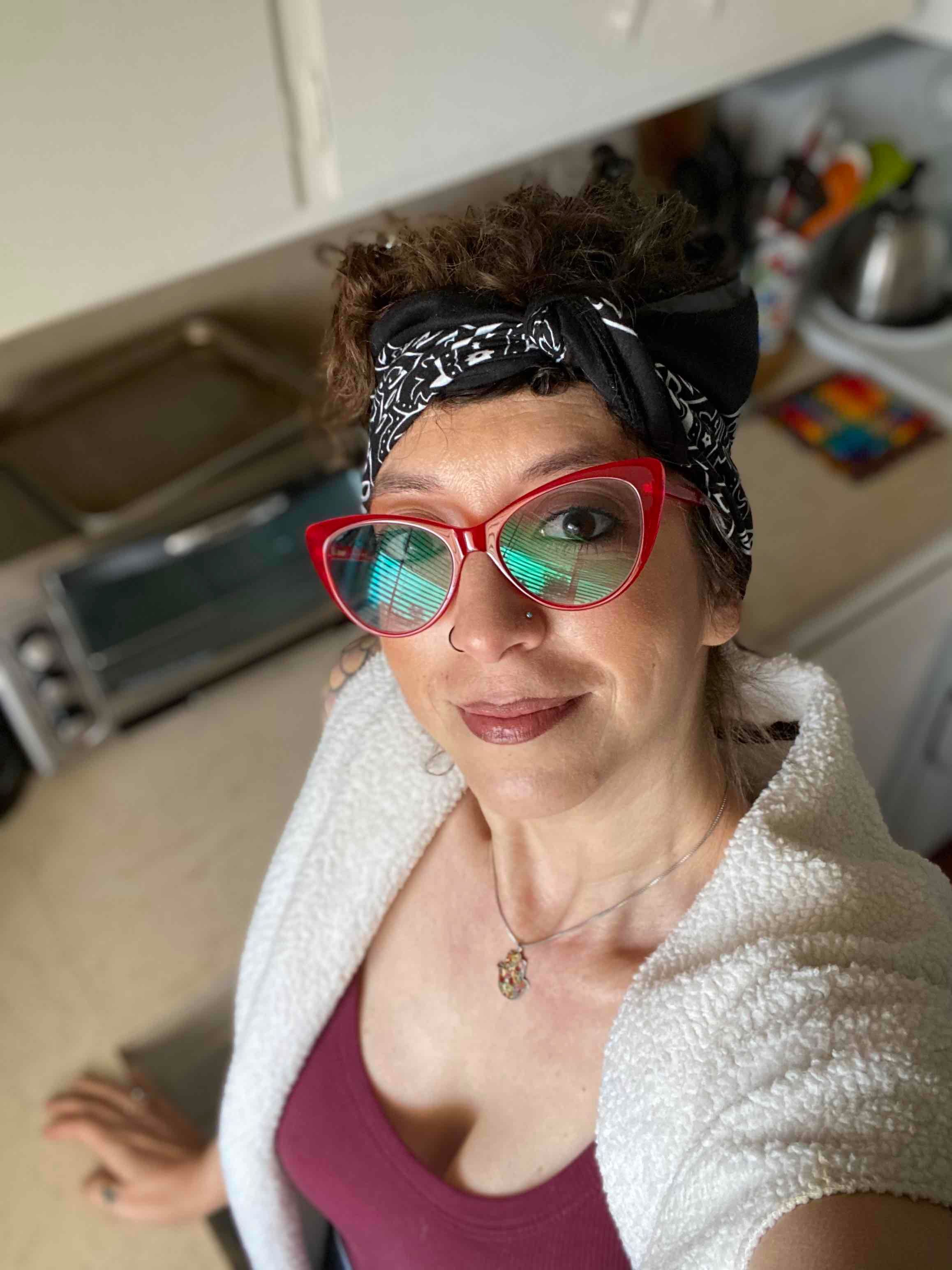 Charis Cat Eye Red Glasses | Zeelool Optical