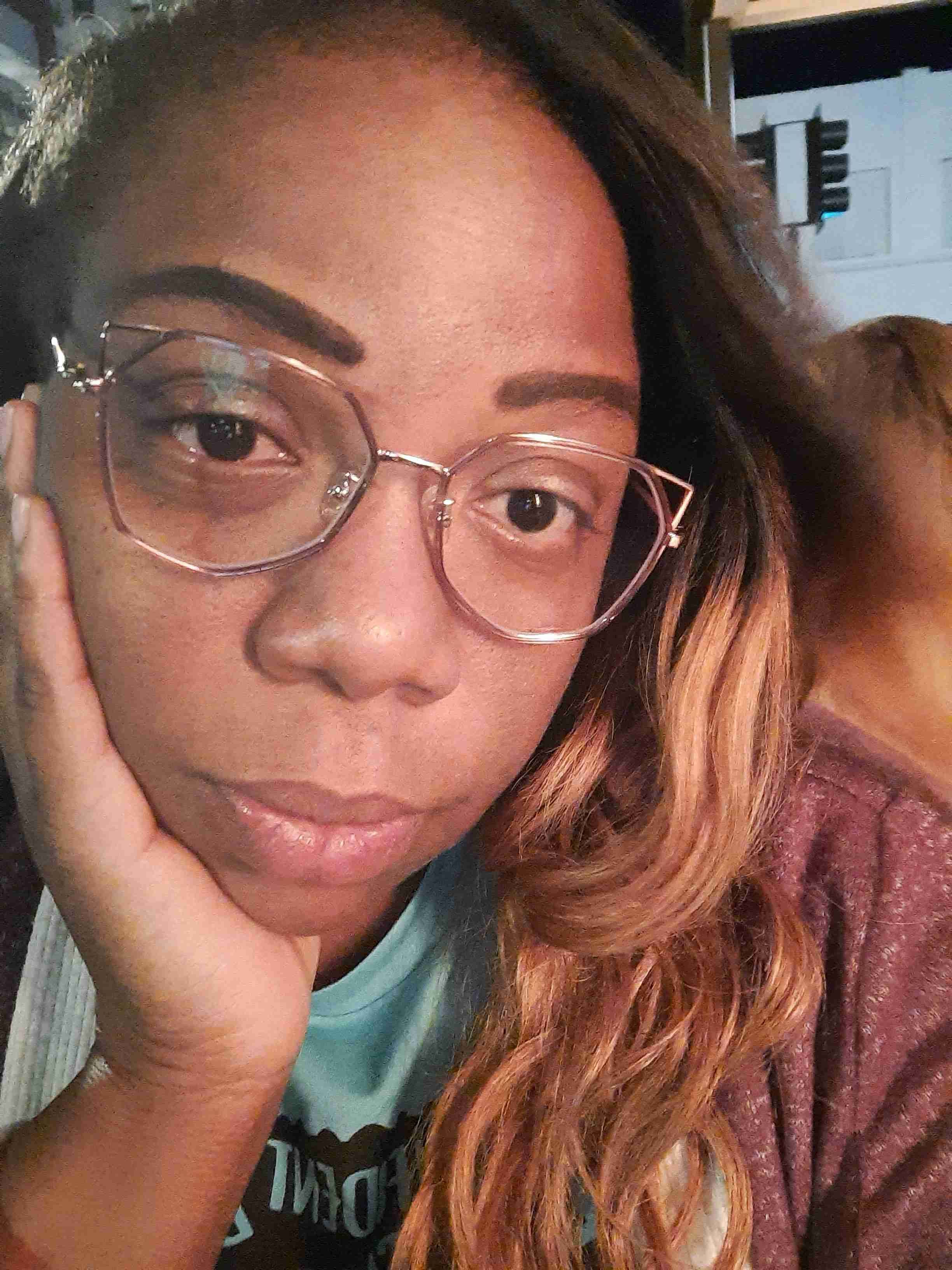 Aviva Geometric Light Purple Glasses | Zeelool Optical