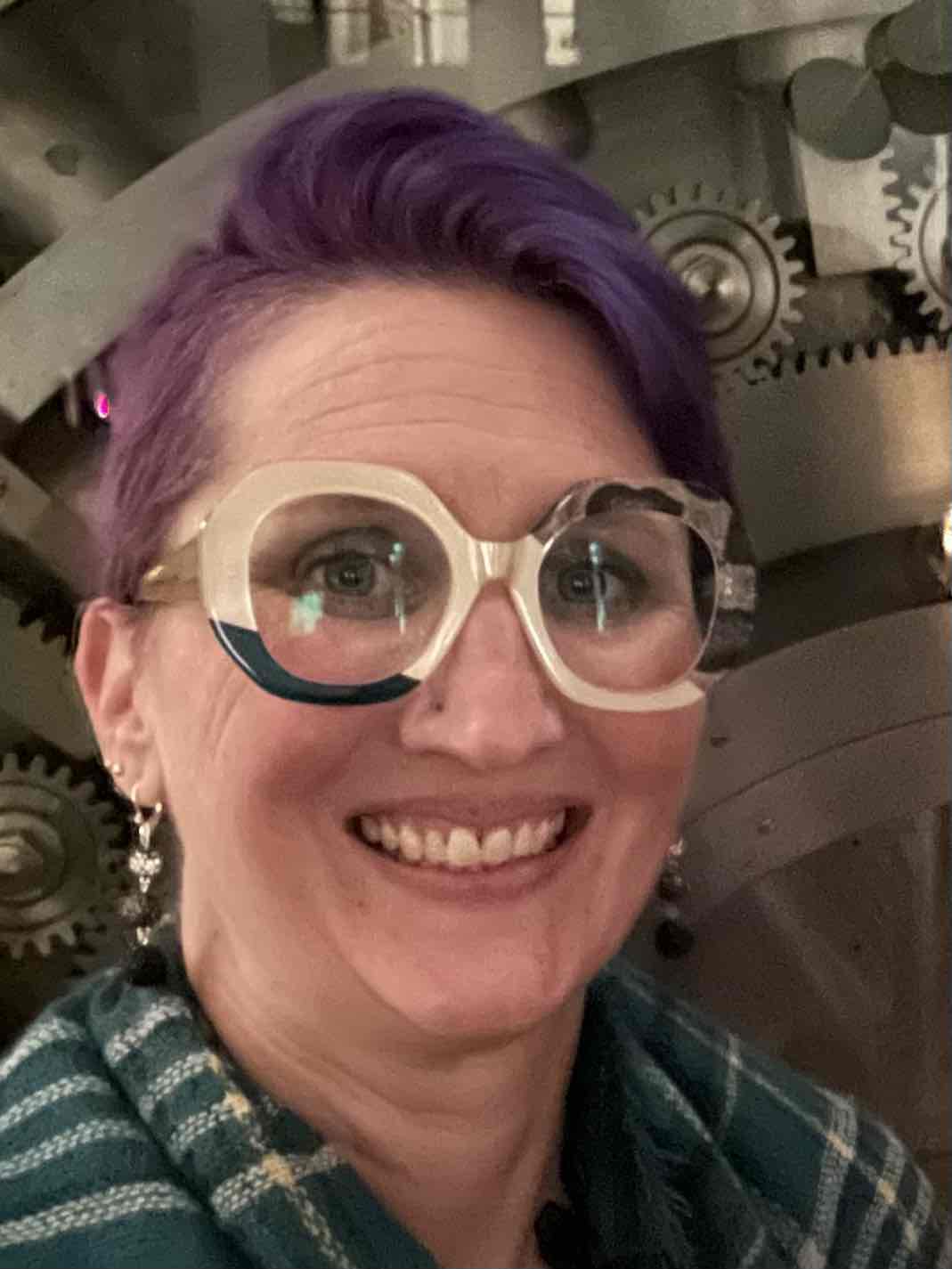 Kinkle Geometric Snake-Skin Glasses | Zeelool Optical