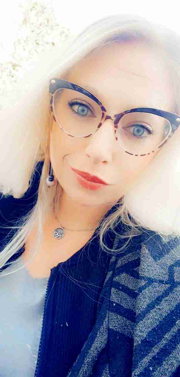 Alivia Cat Eye Blue Glasses | Zeelool Optical