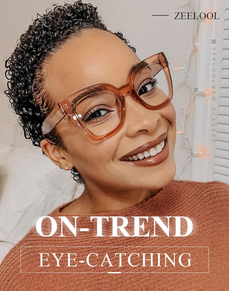 Malcolm Square Champagne-Crystal Glasses | Zeelool Optical